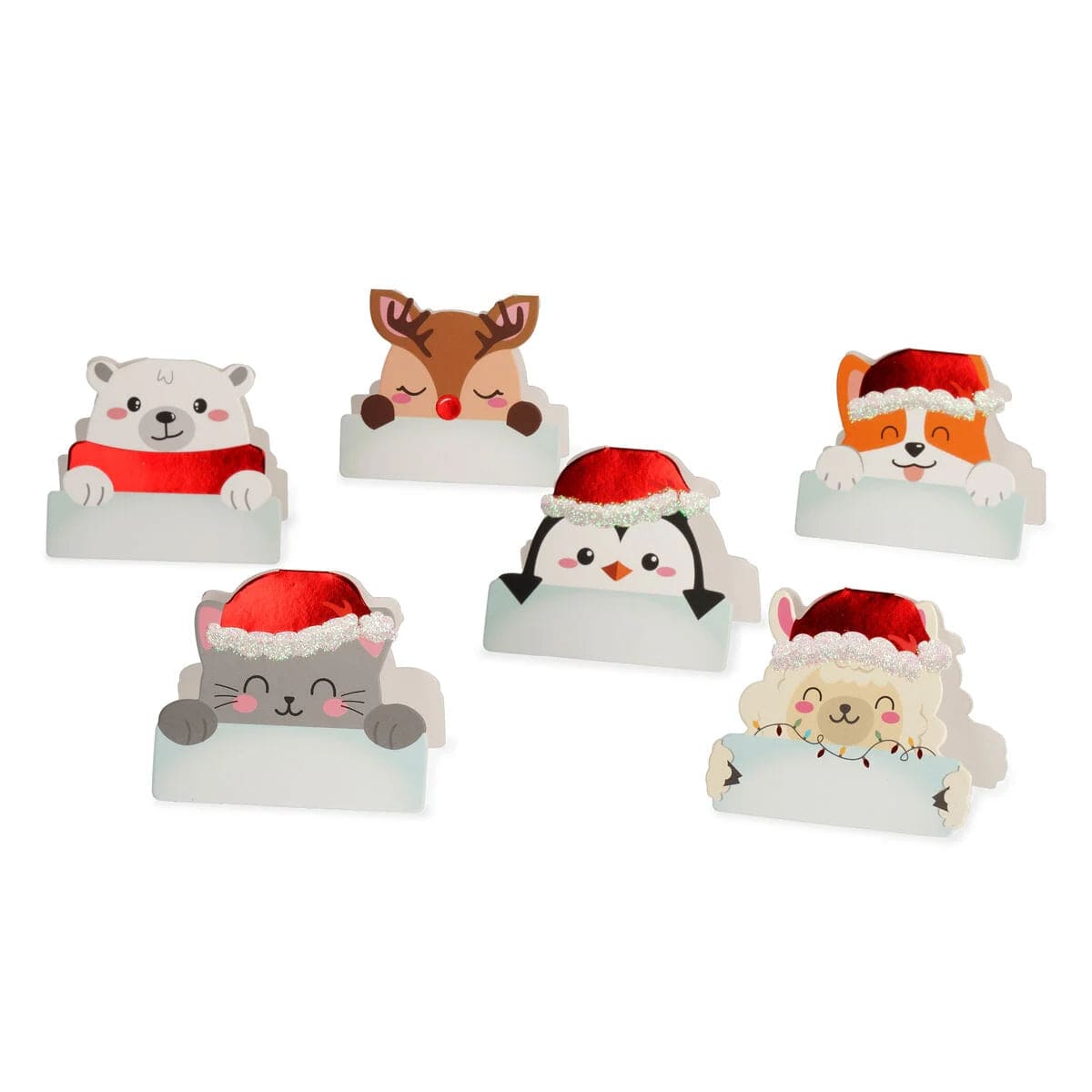 Legami | CHRISTMAS Set van 12 Kerst tafelkaartjes