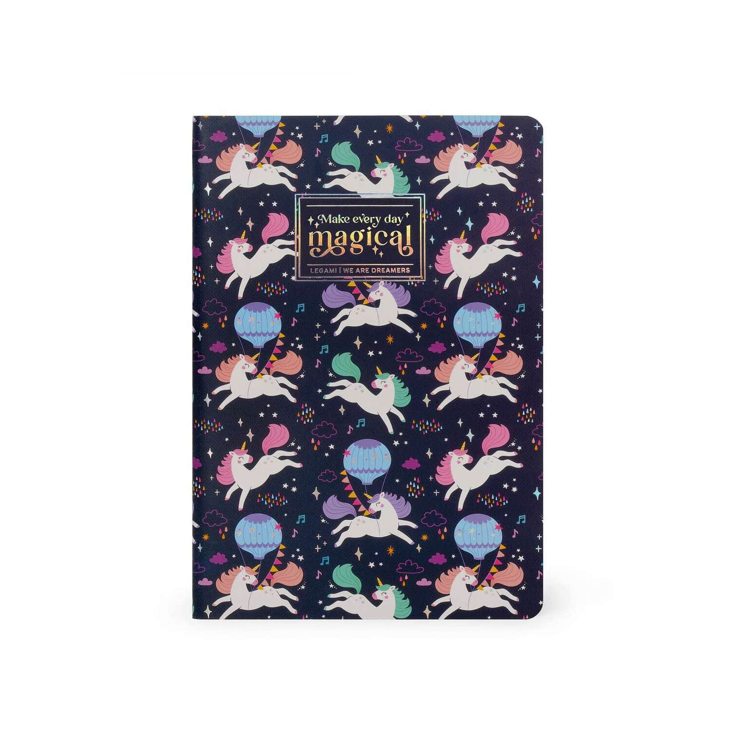Legami | Notebook met lijntjes A5, Unicorn