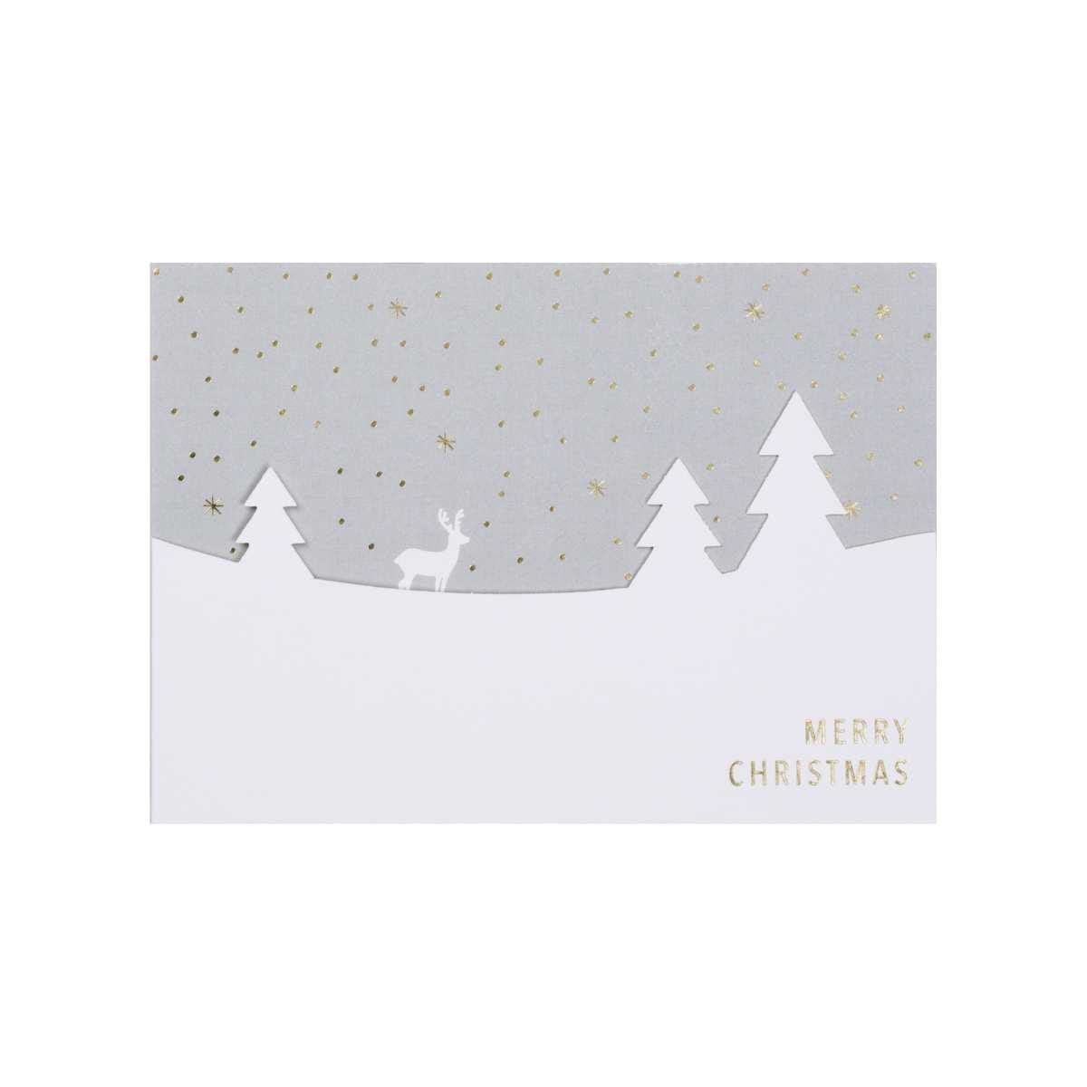 Räder | Kerst paper cut Wenskaart, Merry Christmas