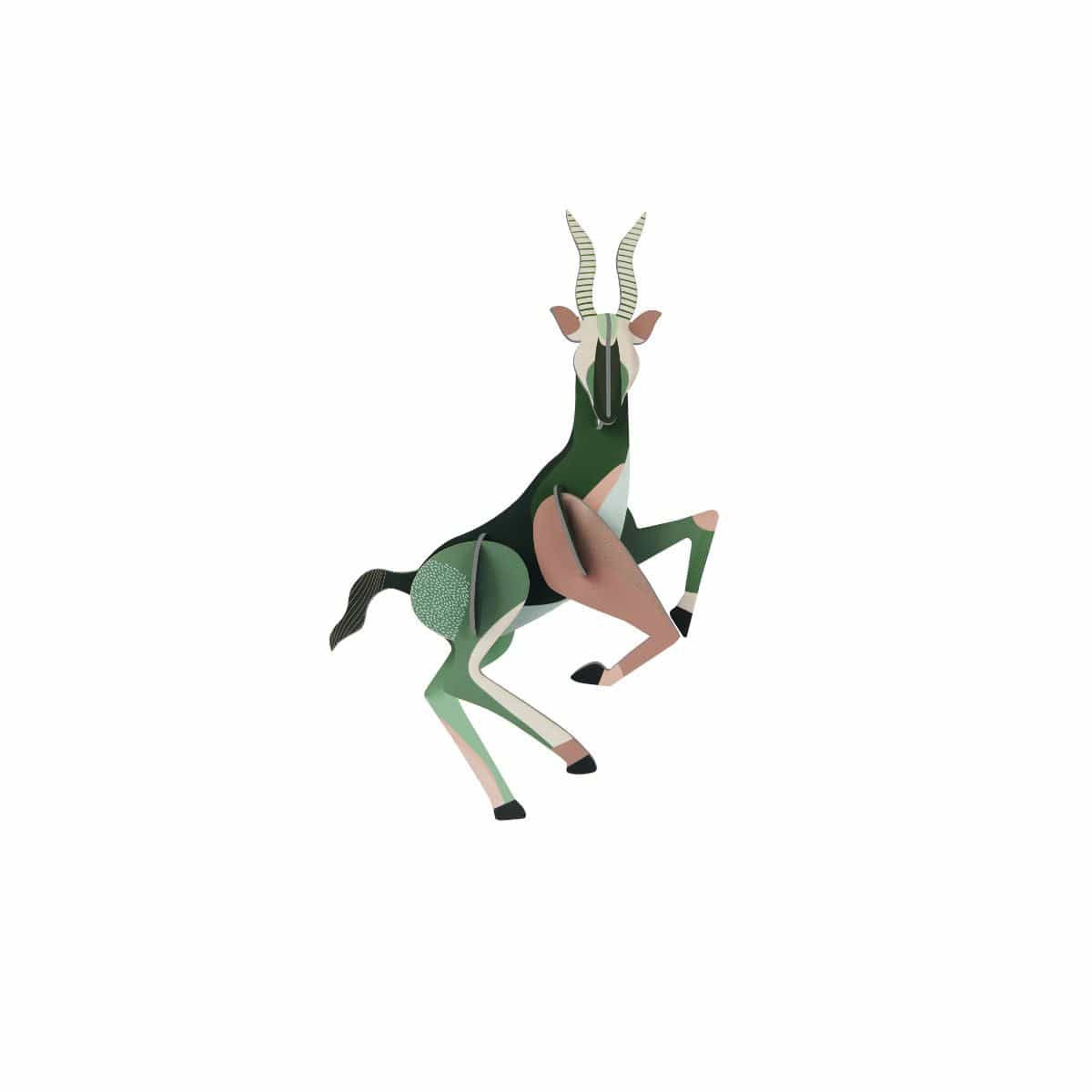 Studio Roof | WILD ANIMALS 3D Muurdecoratie, Antelope